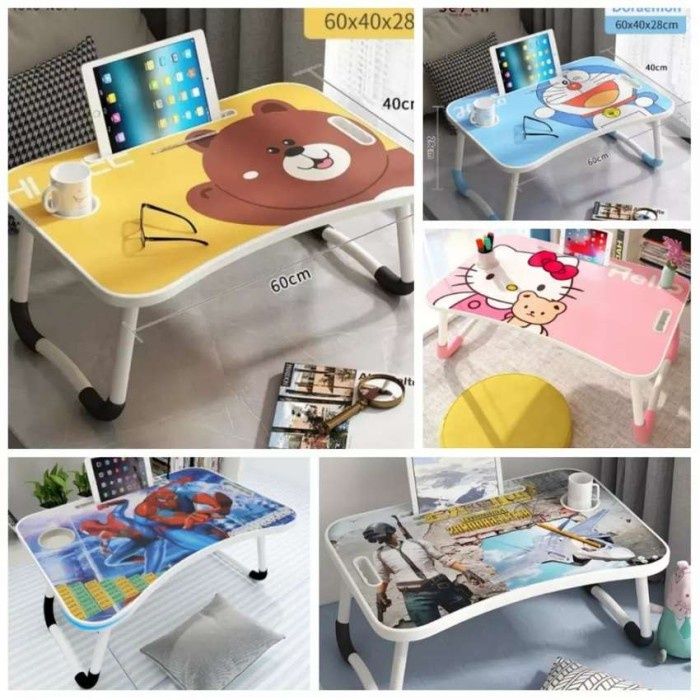 Meja Lipat Laptop / Meja Belajar Anak / Meja kerja / Meja Laptop ...