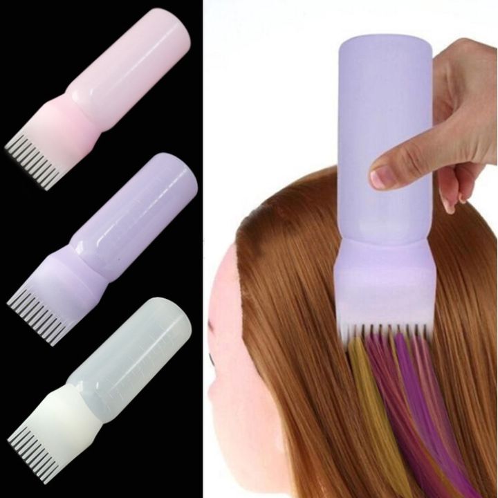 Plastic Hair Dye Tint Coloring Shampoo Empty Bottle Applicator with ...