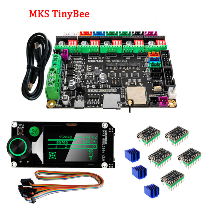 【Hot deal】 Mks Tinybee V1.0 3d Printer Motherboard Esp32 Wifi Mcu 32bit Tft Screen Wifi Function ...