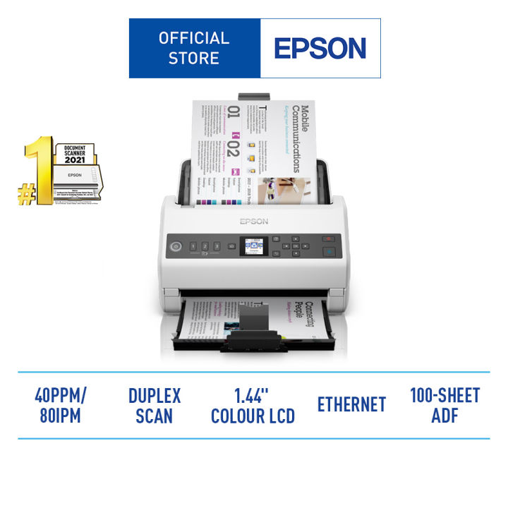 Epson WorkForce DS-730N A4 Duplex Sheet-fed Document Scanner | Lazada PH