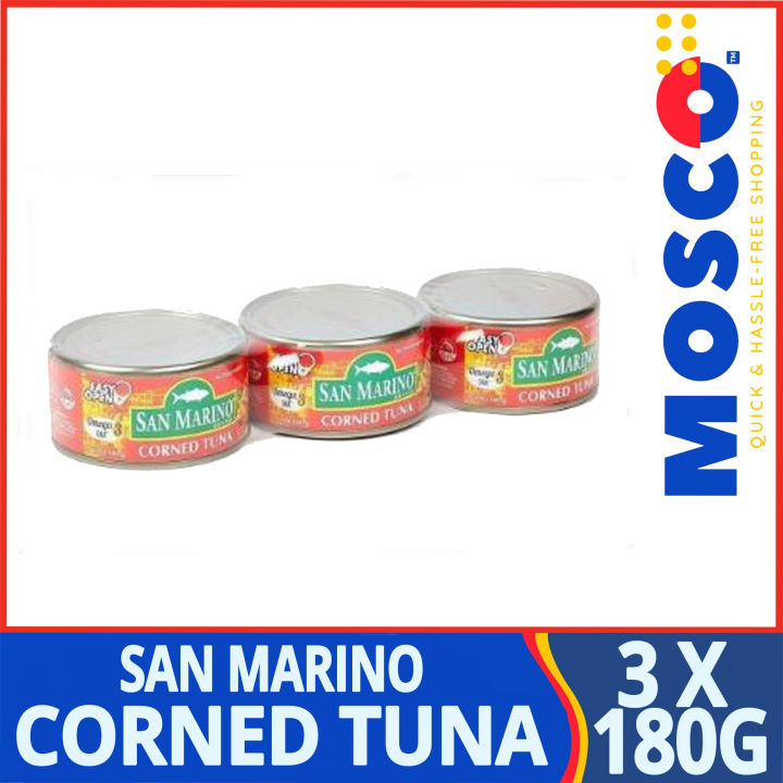 San Marino Corned Tuna 3 x 180g | Lazada PH