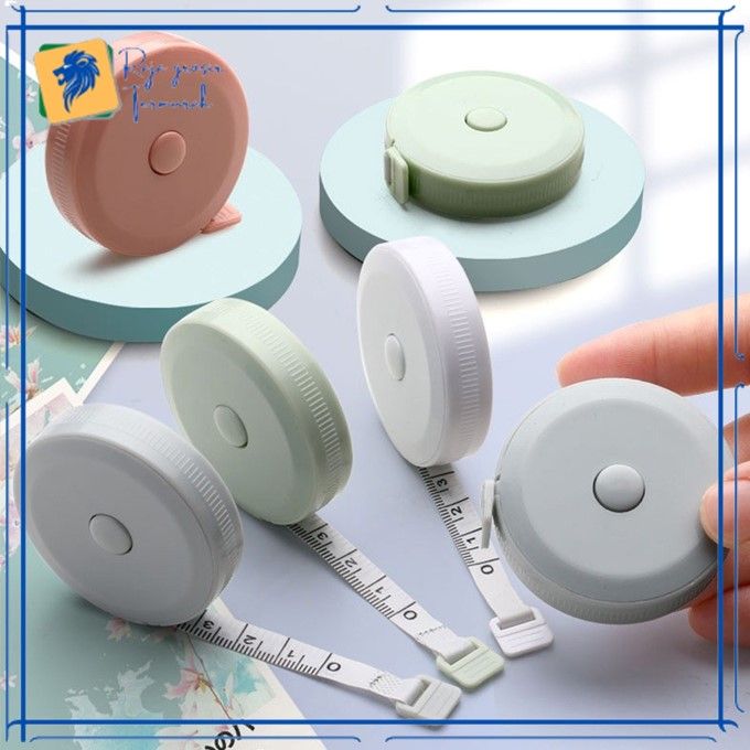 meteran Mini Gulung 150Cm Pengukur Lingkar Perut Baju Jahit Measure Tapes High Quality 1.5M ...