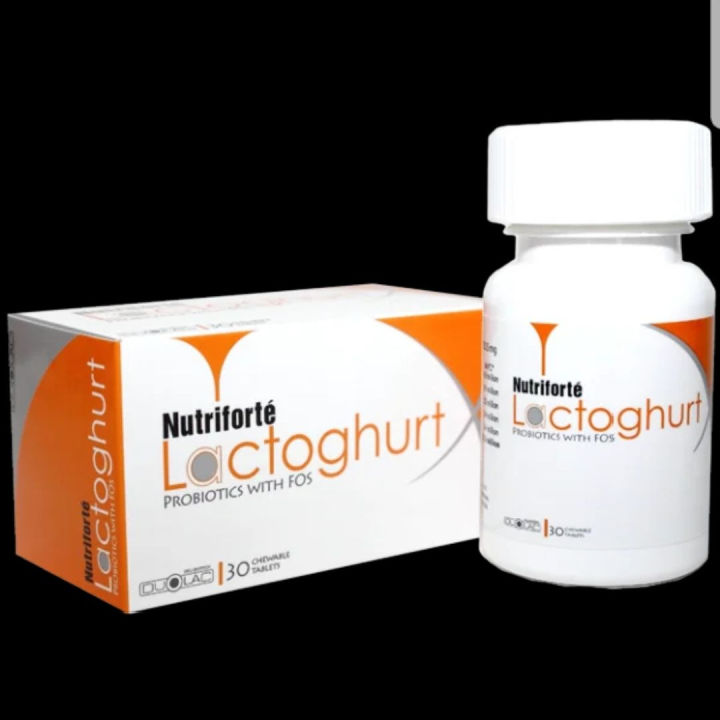 Nutriforte Lactogurt Probiotics with FOS 60's chewable tablets | Lazada