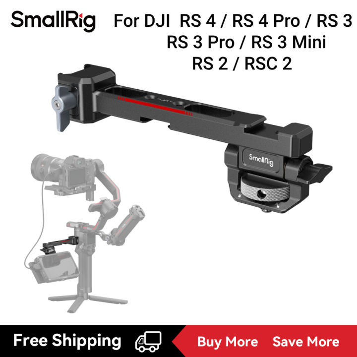 SmallRig Monitor Mount with NATO Clamp for DJI RS 4 / RS 4 Pro / RS 3 ...