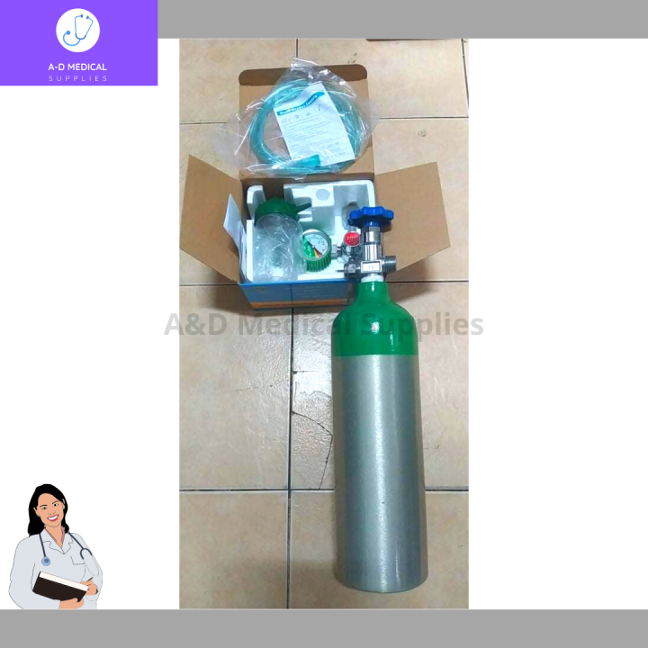 Medical Oxygen Tank 3lbs With Regulator | Lazada PH