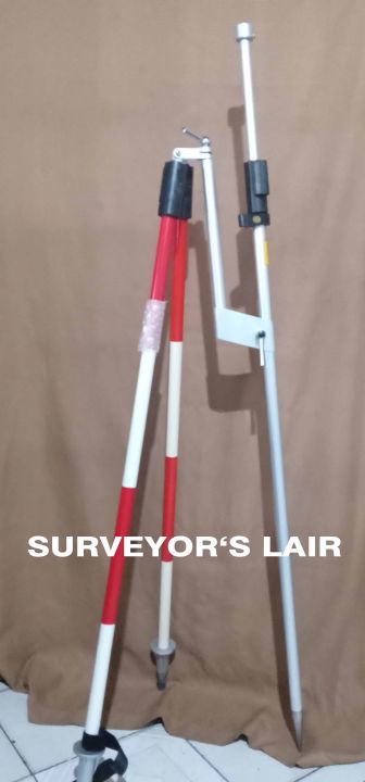 Bipod with Prism Pole RTK for Surveying | Lazada PH