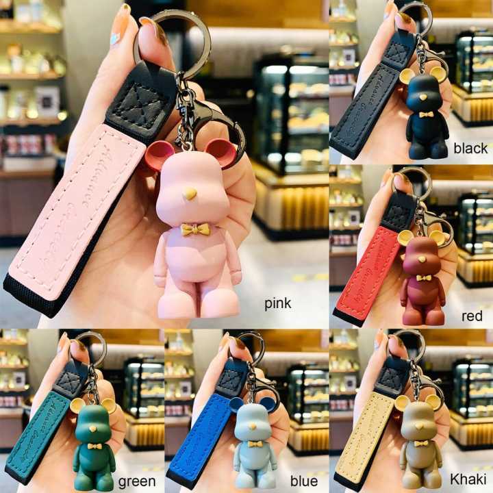 (Ready Stock) Keychain Cute Bearbrick Keychain Bag Keychain Key Ring ...