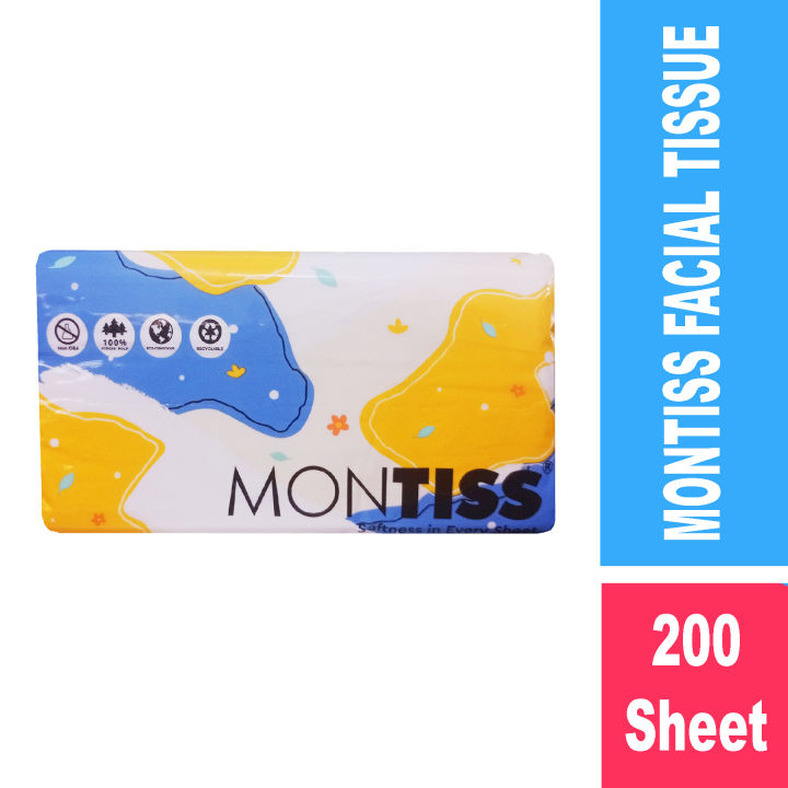 Montiss Facial Tissue 200's - Tisu Montis 200 Sheet - Kids Baby Shop ...