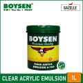BOYSEN Clear Gloss Acrylic Emulsion B700 - 1L / 4L | Lazada PH