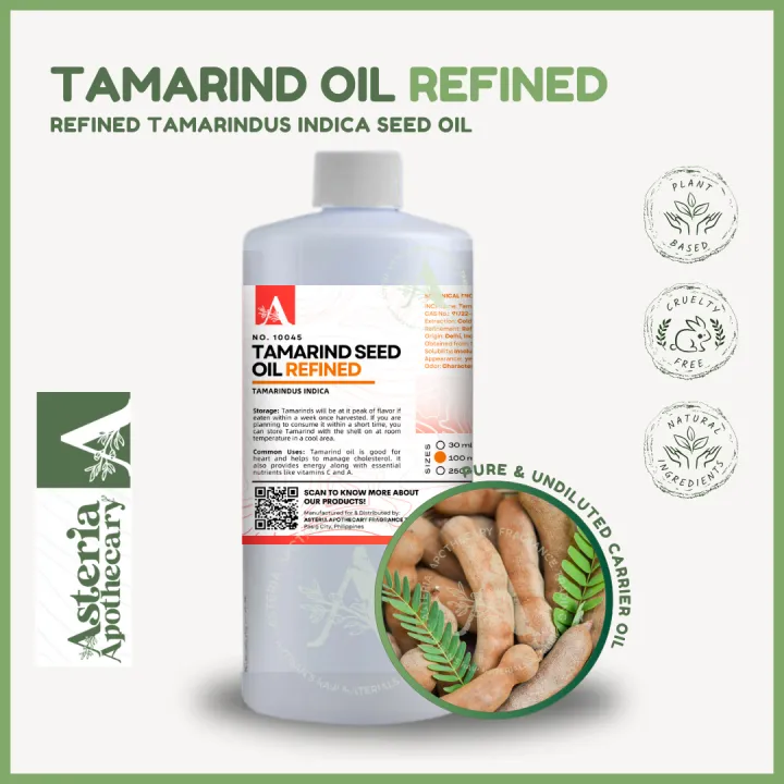 Tamarind Oil REFINED (Carrier Oil / Base Oil / Beauty Oil) - Asteria ...