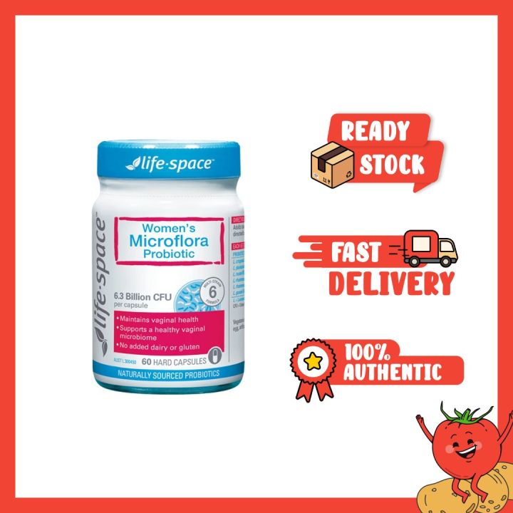 Life Space Women's Microflora Probiotic 6.3 Billion CFU (60 Caps) | Lazada
