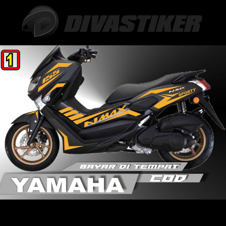 Stiker Nmax Sticker Striping Motor Yamaha Nmax Cutting Sticker List ...