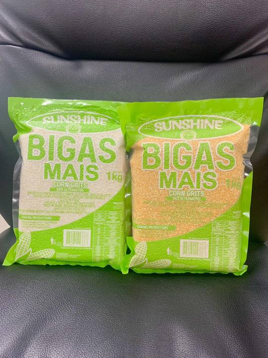 Bigas Mais Rice Corn Grits #14 1KG white and yellow | Lazada PH