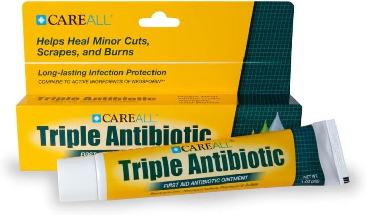 CareAll Triple Antibiotic Ointment, First Aid Ointment for Minor ...