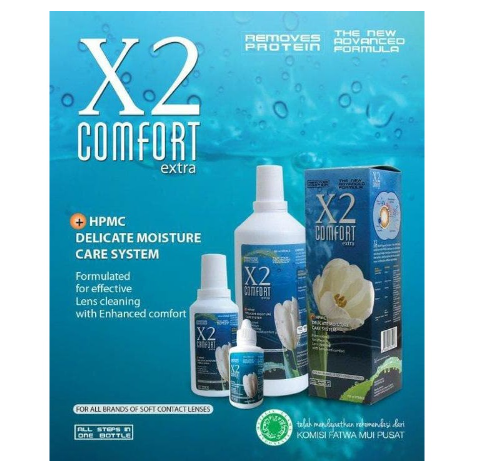 Cairan Softlens X2 120ml / Air Softlen X2 Comfort Extra 60 ml - Air ...