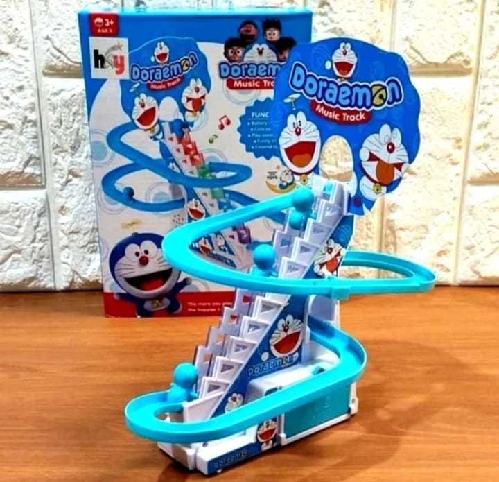 MAINAN ANAK DORAEMON NAIK TANGGA SMALL DORAEMON TRACK SELUNCURAN ...