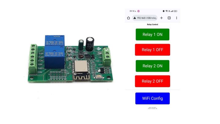 ESP8266 ESP-12F 2CH 4CH 8CH 16CH & application mobile phone | Lazada.co.th