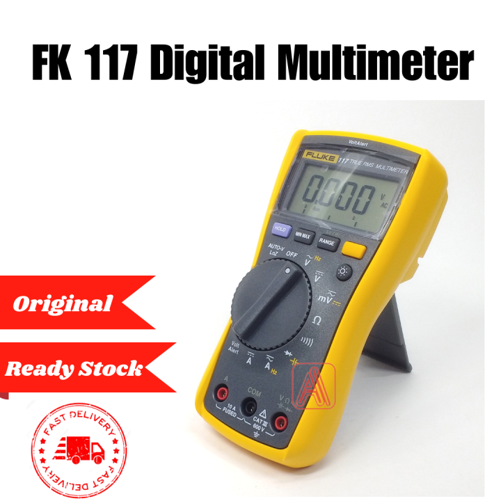 FLUKE 117 Electrician's Ideal Multimeter with Non-Contact Voltage ...
