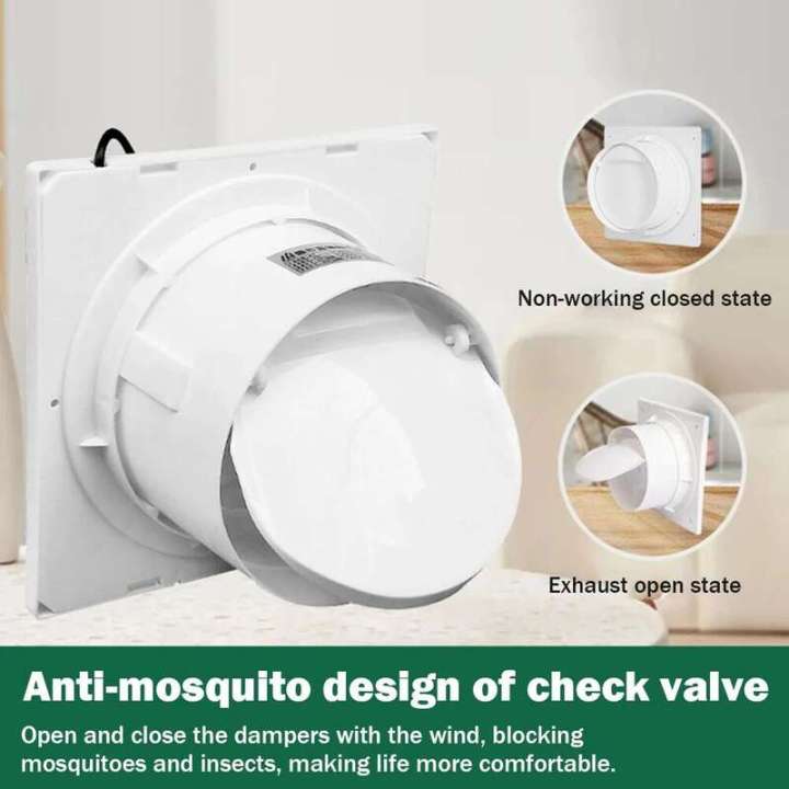 Solar 12V Ventilation High Speed Exhaust Anti-Mosquito Design Extractor ...