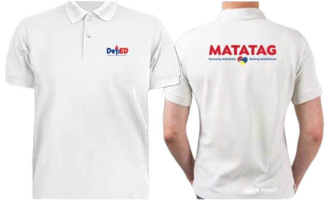 DEPED MATATAG Polo Shirt with Embroidery Unisex Trendy thick quality ...
