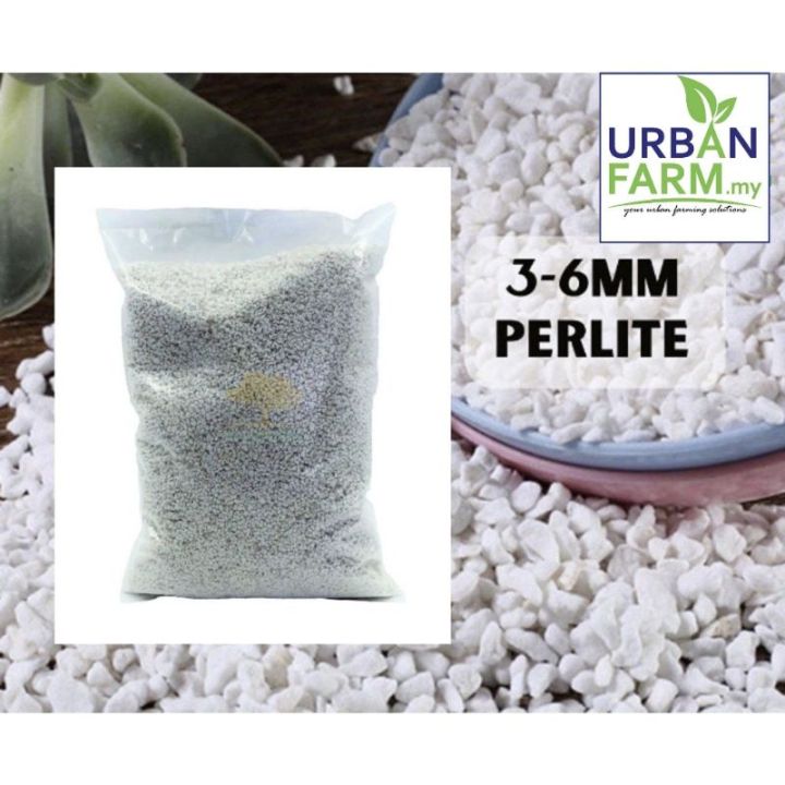 Perlite 1 Liter 100 gram (3-6 mm) [Natural Expanded Volcanic Perlite ...