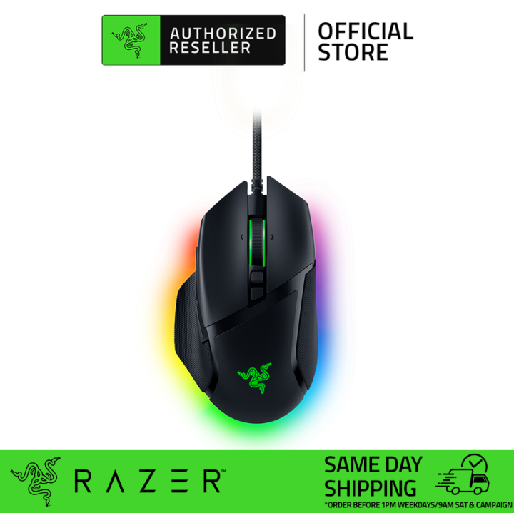 Razer Basilisk V3 Customizable Wired Chroma RGB Gaming Mouse | Optical ...