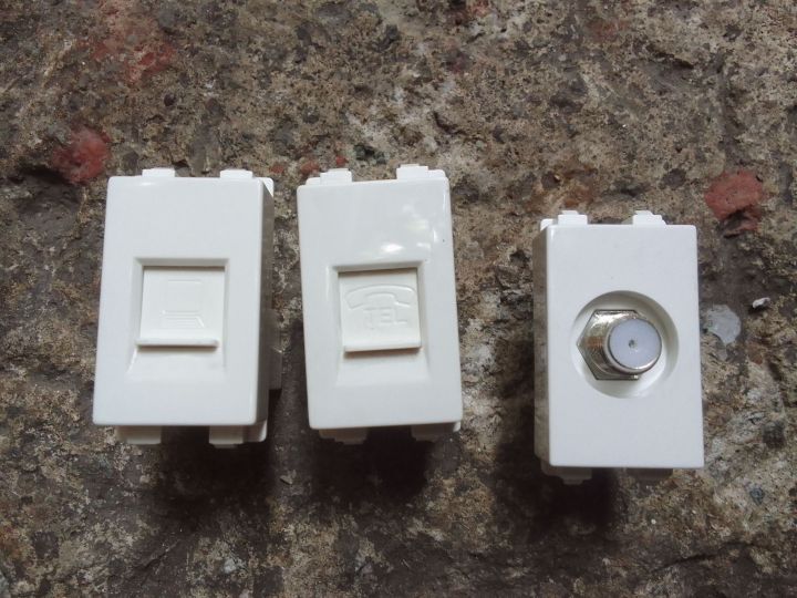 ROYU CABLE TV SOCKET, LAN OUTLET / INTERNET OUTLET, TELEPHONE MODULAR ...
