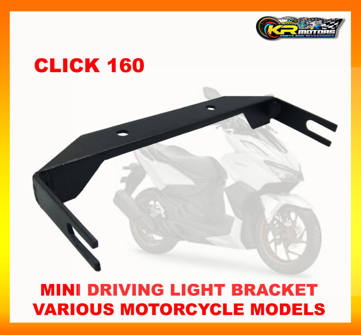 Click 160 Mini Driving Light Bracket 5mm Thick Reinforced Steel for ...