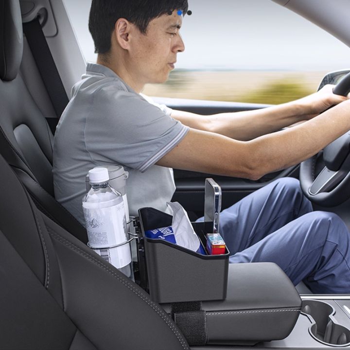 D-110 Car handrail box Storage box multi-functional creative water cup ...