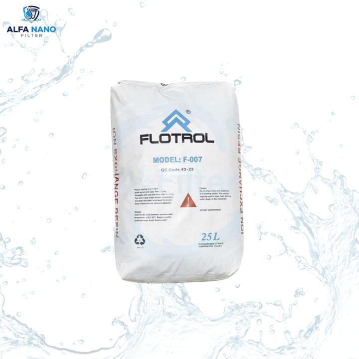 RESIN FLOTROL SOFTENER CATION F-007 SAK ISI 25 KG | Lazada Indonesia