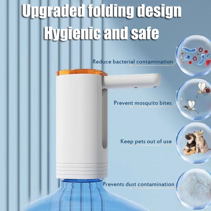 Upgraded Household Folding Electric Water Dispenser USB Charging ...