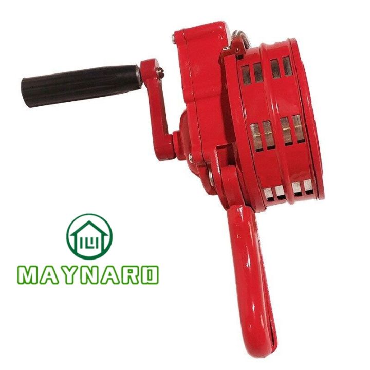 Manual Emergency Alarm with Aluminum Hand Crank Outdoor Siren Alarm ...