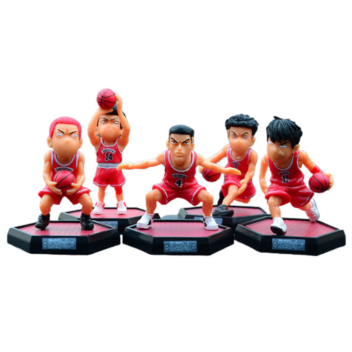 Microgood 5 Nhân Vật Hoạt Hình Slam Dunk Đồ Chơi Mô Hình Hanamichi Sakuragi Kaede Rukawa Đồ ...