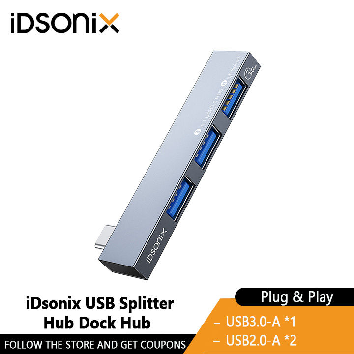 iDsonix Portable 4 in 1 USB-C Laptop USB Type C Hub Multiport Adapter ... iDsonix Portable 4 in 1 USB-C Laptop USB Type C Hub Multiport Adapter ...