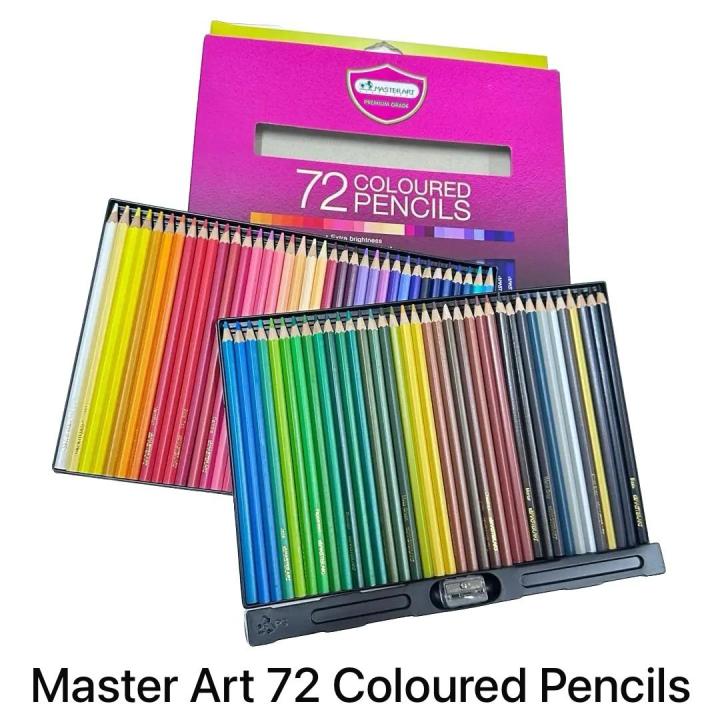 MasterArt Master Series Colour Pencils - 72 Colours ( Long) | Lazada
