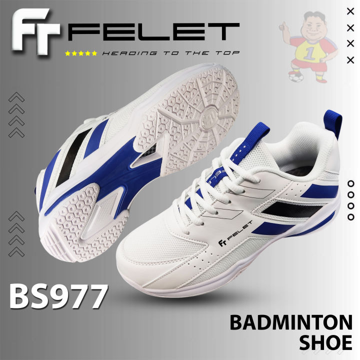 Felet Original Badminton Shoes Kasut Badminton BS977 White | Lazada