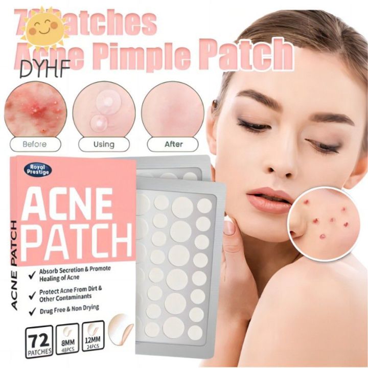 DYHF 72PCS Salicylic Acid Patch Repairs And Cleans Pustules Gently ...