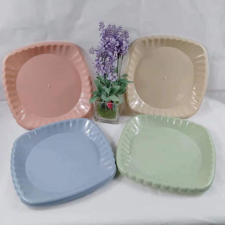 WHEAT STRAW SQUARE PLATE (REUSABLE DINNER PLATE) (127) | Lazada PH