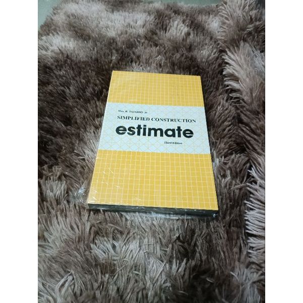 Simplified Construction ESTIMATE third edition By MAX FAJARDO | Lazada PH