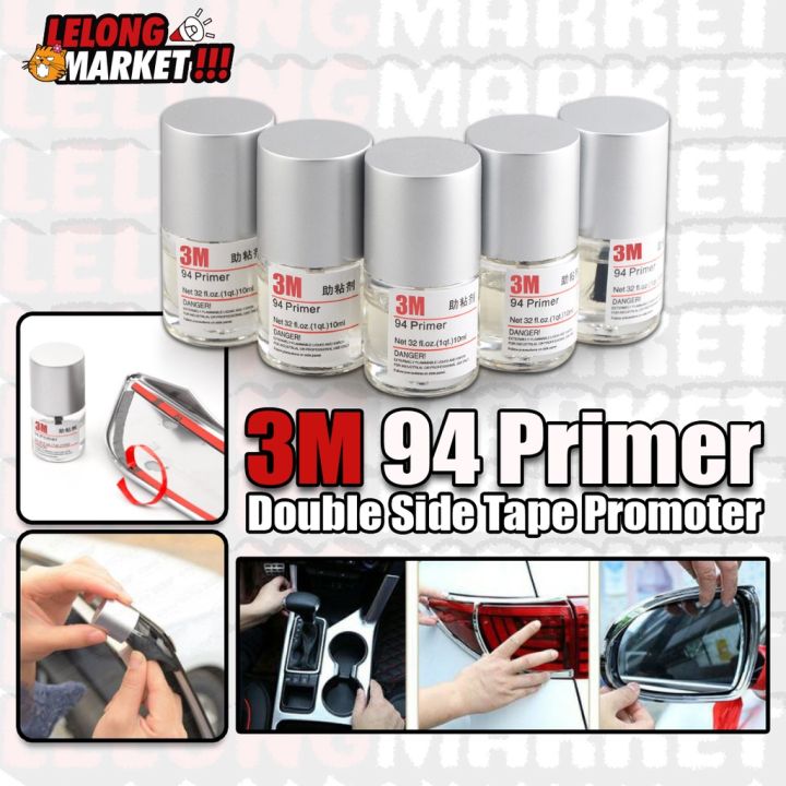 Genuine 3M 94 Primer 10ml Applicator Adhesive Helper Double Side Tape ...