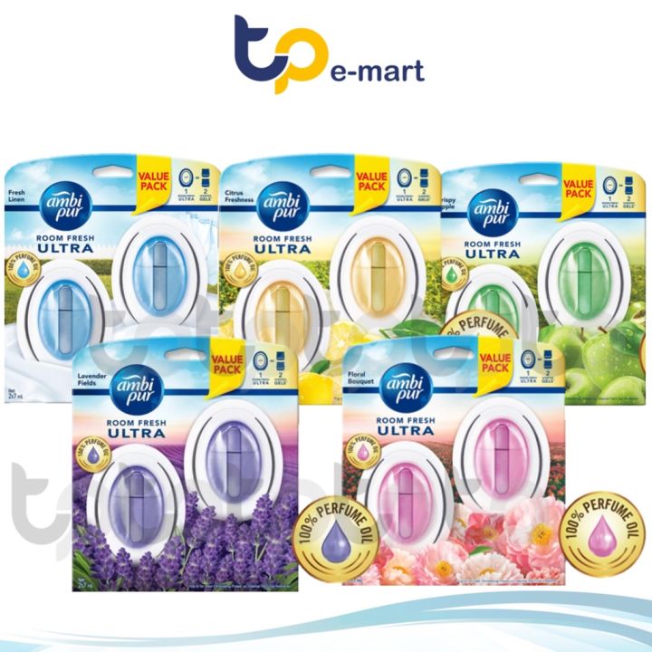 Ambi Pur Air Freshener Room Fresh Ultra 7ml x 2 | Lazada