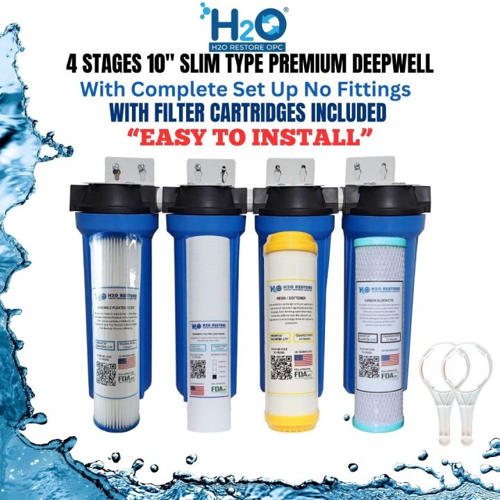 Water Filter Mineral Water Output 4 Stages Premium For City Water 10 ...