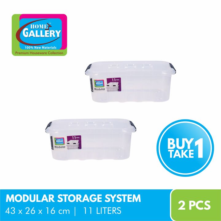 Home Gallery Modular Storage System 11L | L43xW26xH16cm | BUY 1 TAKE 1 ...