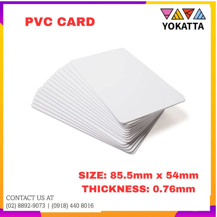 PVC CARD , PVC ID Card Blank PVC ID Card PVC ID Card Printer | Lazada PH