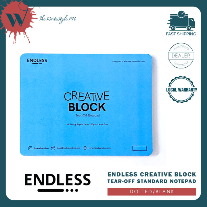 Endless Stationery - Creative Block Tear-Off Notepad (Standard) | Lazada PH