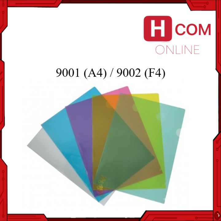 CBE 9001 (A4) / 9002 (F4) L Shape Colour Folder | Lazada