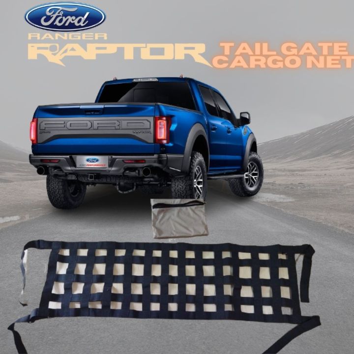 FORD RANGER/ RAPTOR TAILGATE CARGO NET Heavy duty Sag-free Installation ...