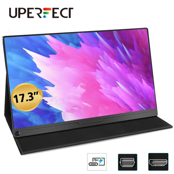 17.3 inch Monitor, Portable Monitor, USB C IPS HDR FHD Eye Care Screen ...