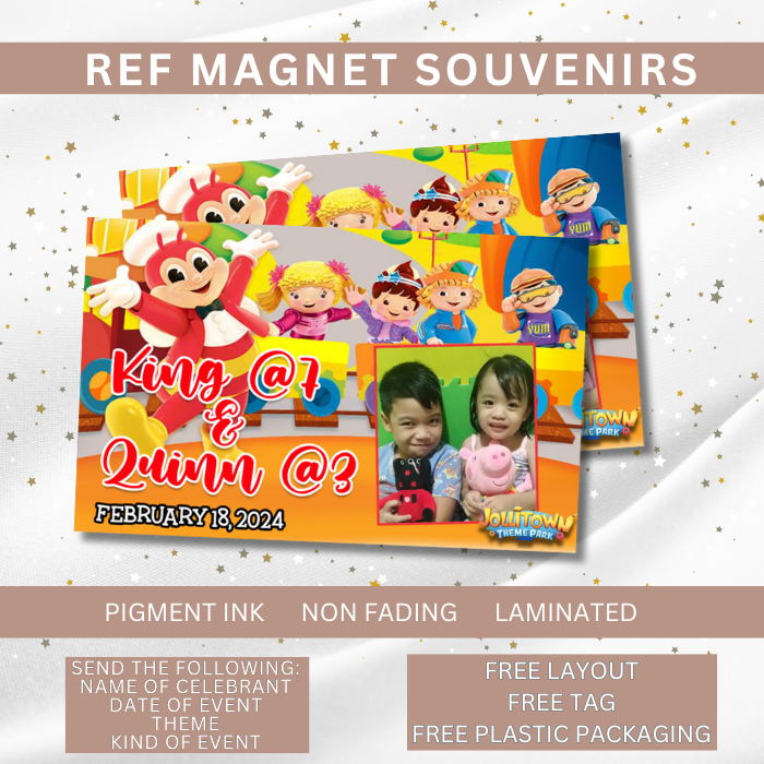 Jollibee Theme Ref Magnet Souvenir and Giveaway | Lazada PH