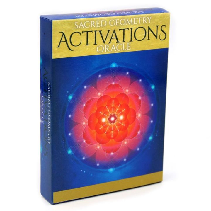 44 Cards Tarot Sacred Geometry Activations Oracle Deck Family Party ...